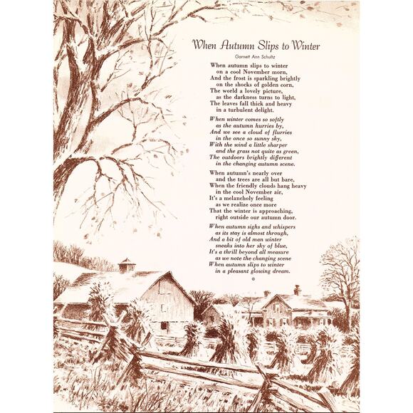 None and/or Unknown | Other | When Autumn Slips To Winter Garnett ...